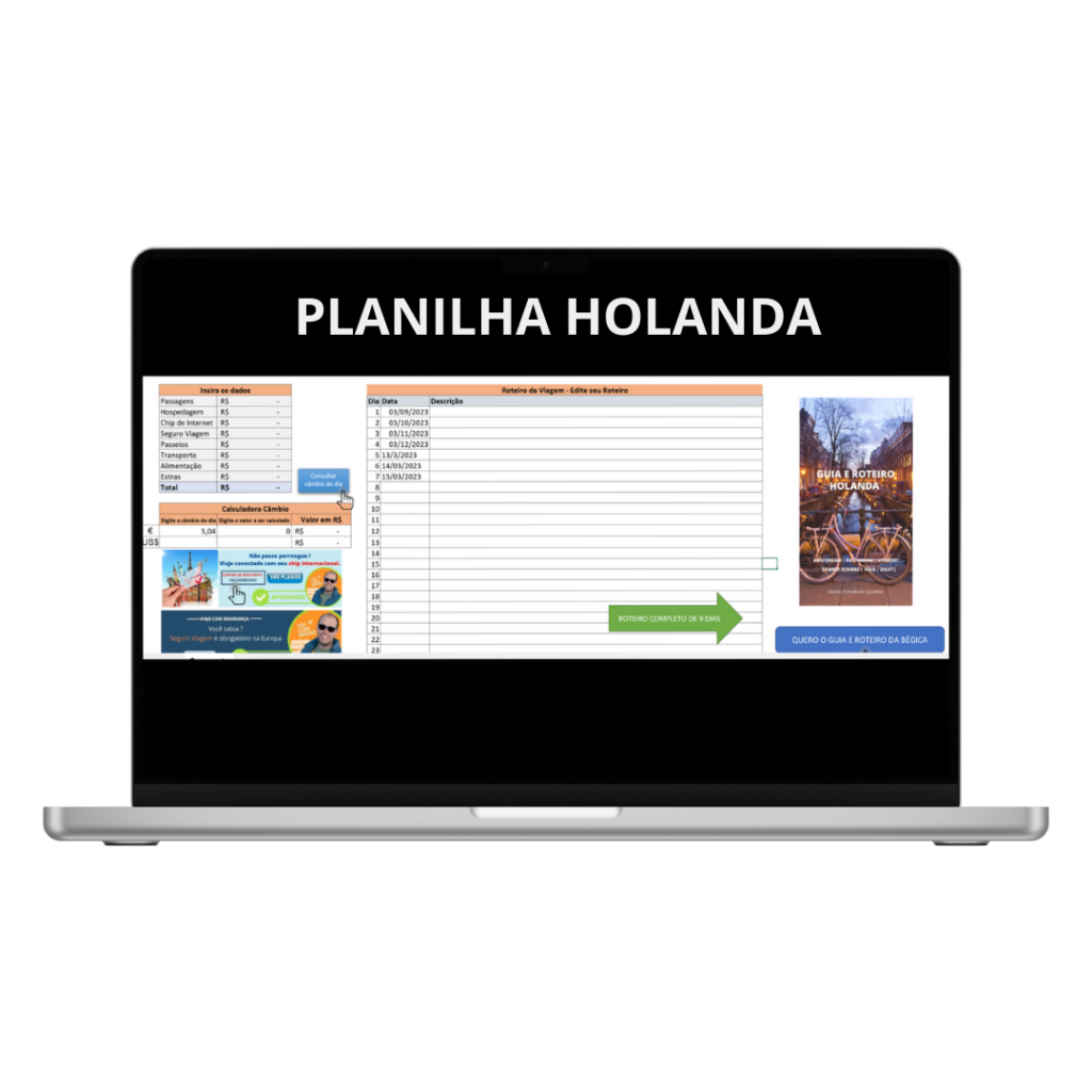 Planilha Holanda - Vai com Bruno